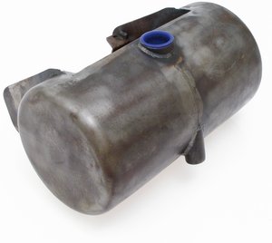 Oljetank, rund 6,5'' center fill, Softail 84-99 & stelram, okr