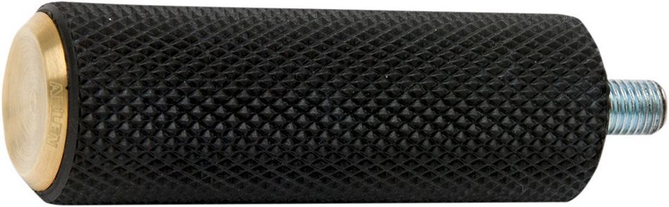 Arlen Ness Shift/Brake Peg Fusion Knurled Brass Endcap Shifter