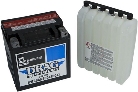 Drag Specialties Battery Drag Yix30L-Ft Battery Drag Ytx30L-Ft