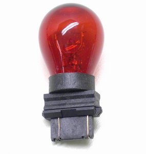 Red light bulb,12V 32W/4W, double pol, wedge, H-D 03-up | Bulbs