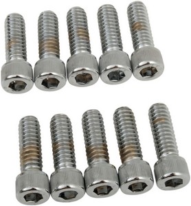 Socket-Head Bolt 1/4-20X0.75 Knurled Chrome 1/4-20 X 3/4 Socke